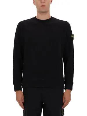Stone Island STONE ISLAND Cotton Crewneck Sweatshirt Black
