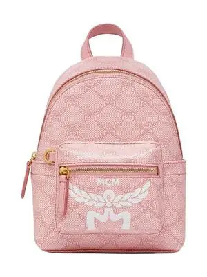 Mcm Mini Stark Bebe Boo Backpack - Pink