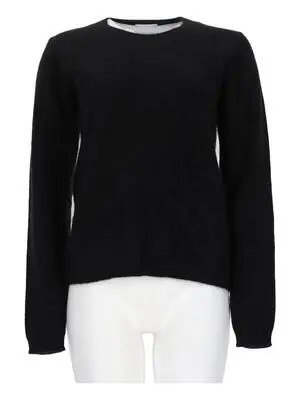 P.a.r.o.s.h Racoon Fur Sweater - Black