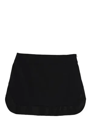 Emilio Pucci Wool Blend Mini Skirt - Black