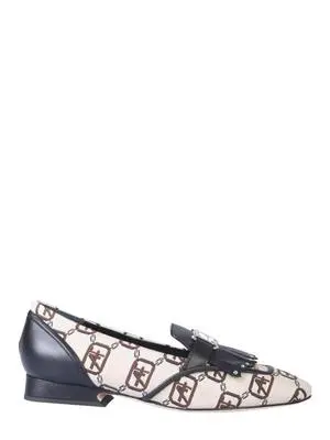 Alberta Ferretti Logo Moccasins With Tassel Detail - Multicolour