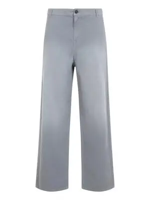 Miu Miu Finish Straight Leg Trousers - Metallic