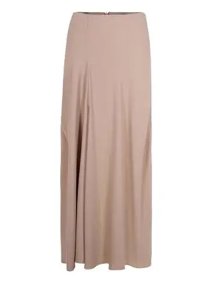 PAROSH Maxi Skirt - Beige