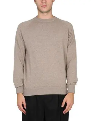 DRUMOHR Crew Neck Cashmere Pullover - Grey
