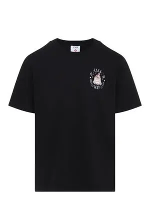Casablanca Organic Cotton T-shirt - Black