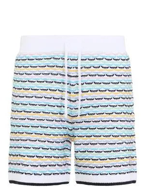 Casablanca Tuck Stitch Bermuda Shorts - Multicolour