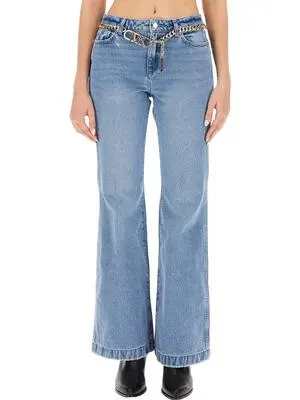 Michael Kors Flare Fit Jeans - Azure