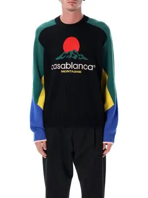 Casablanca Merino Montagne Jumper - Multicolour