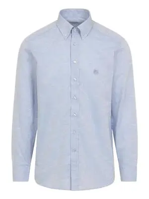 Etro Roma Logo Bd Shirt - Blue