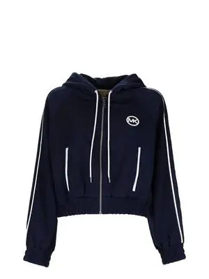 Michael Kors Zip-up Hoodie Jacket - Blue
