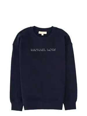 Michael Kors Organic Cotton Logo Sweatshirt - Blue