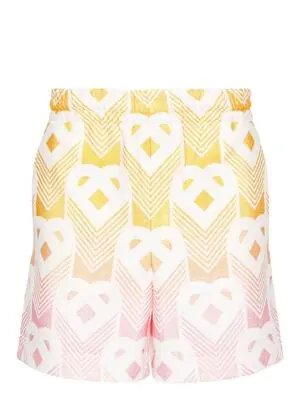 CASABLANCA CASABLANCA Gradient Monogram Towelling Track Shorts