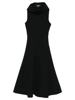 Jacquemus The Triangle Mini Dress - Black