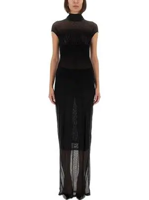 JEAN PAUL GAULTIER Sleeveless Maxi Dress - Black