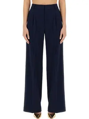 Michael Kors Wide Leg Trousers - Blue