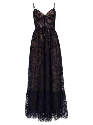 Michael Kors Lace Maxi Dress - Blue