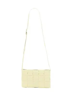 Bottega Veneta BOTTEGA VENETA Cassette Medium Crossbody Bag In Leather Beige