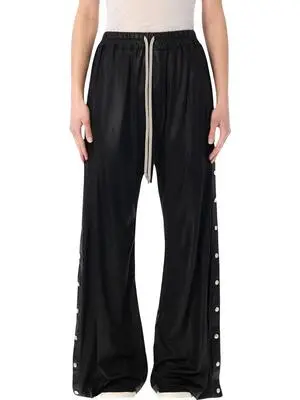 Rick Owens Wide-leg Snap-detail Pants - Black