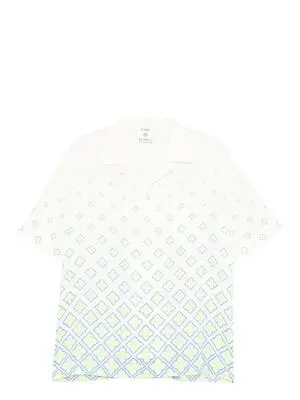 Casablanca Linen Short Sleeve Shirt - Degrademon