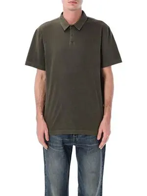 JAMES PERSE Classic Fit Brushed Cotton Polo - Platoon