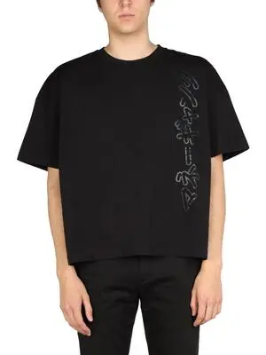 TATRAS X SFERA EBBASTA Oversized Fit Graphic T-shirt - Black