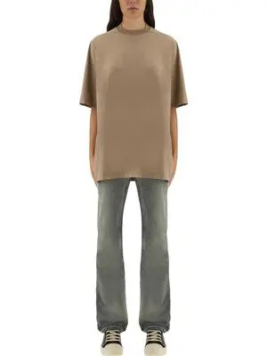 Rick Owens Concordians Jumbo T-shirt - Beige