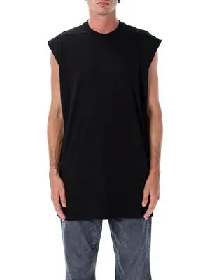 Rick Owens Sleeveless Tarp T-shirt - Black