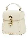 DELLEST Mini Solid Handbag - Vanilla