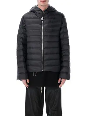Moncler Hooded Puffer Jacket - Black