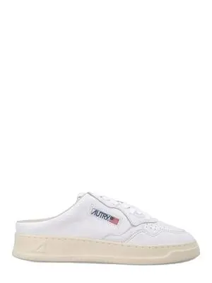 AUTRY Retro Tennis Slip-on Sneakers In Goat Leather - Bianco