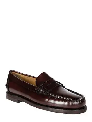 SEBAGO Leather Penny Loafers - Marrone