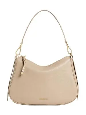 COCCINELLE Mini Chic Leather Bag - Sandshell