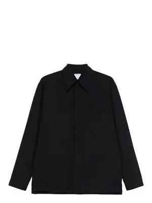 Bottega Veneta Wool Shirt - Blue