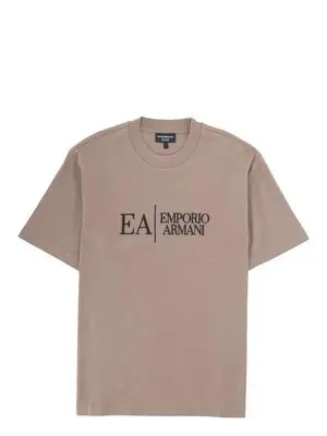 Emporio Armani Round-neck T-shirt - Brown