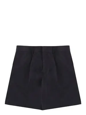 Emporio Armani Tailored Cotton Shorts - Blue
