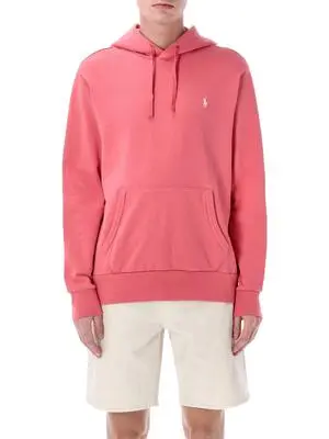 Polo Ralph Lauren POLO RALPH LAUREN Relaxed Fit Hoodie Sweatshirt With Embroidered Logo Red Sky