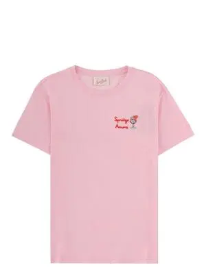 MC2 SAINT BARTH Mini Cotton T-shirt - Pink