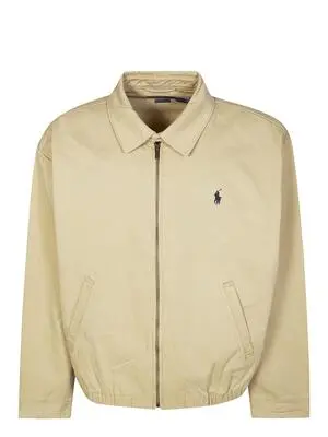 Polo Ralph Lauren Padded Hooded Bomber Jacket - Beige