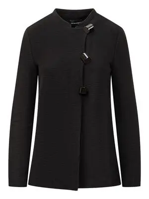 Emporio Armani Jacket With Decorative Buttons - Nero
