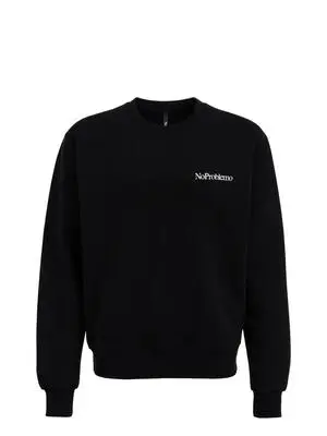 NO PROBLEMO Sweatshirt Fw25 - Black