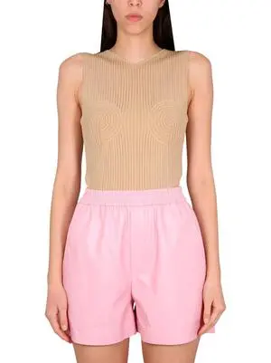 Nanushka Binni Tank Top - Beige
