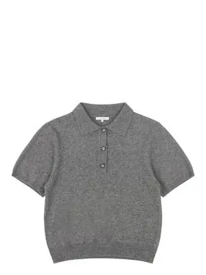 ENTIRE STUDIOS Knit Polo Sweater - Grey