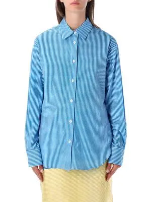 THE FRANKIE SHOP THE FRANKIE SHOP Striped Cotton Button-Up Shirt