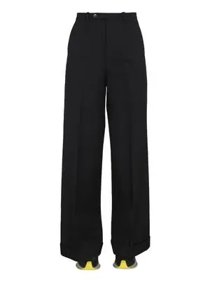 GUCCI GUCCI Wide Leg Wool Trousers