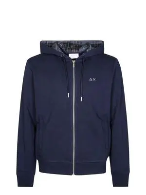 SUN 68 Hooded Zip-up Hoodie - Blu