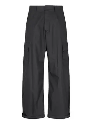 Off-White OFF-WHITE Embroidered Cargo Pants - FW23 Collection Blackblack