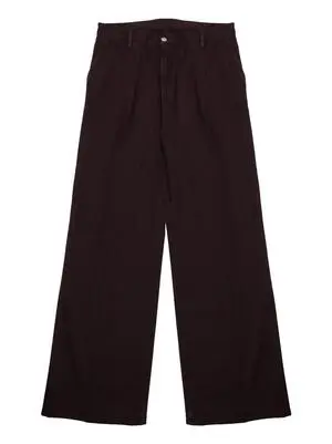NINE:INTHE:MORNING Wide-leg Cotton Jeans - Brown