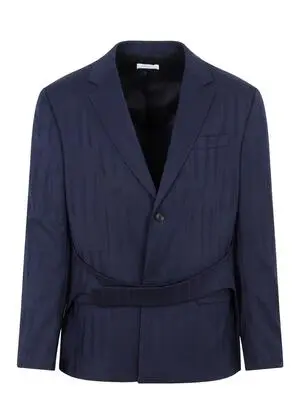 OFF-WHITE Off-white Wool Single-Breasted Blazer
