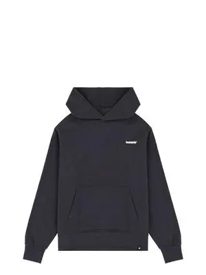 BARROW Oversized Cotton Hoodie With Logo Detail - Black