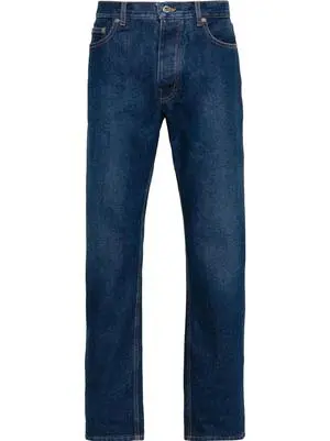Off-White Contemporary Trendsetter" Tailored Denim Trousers - Mediumblue